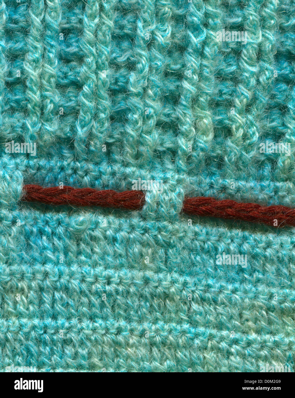 Knitting patterns. Handmade Stock Photo - Alamy