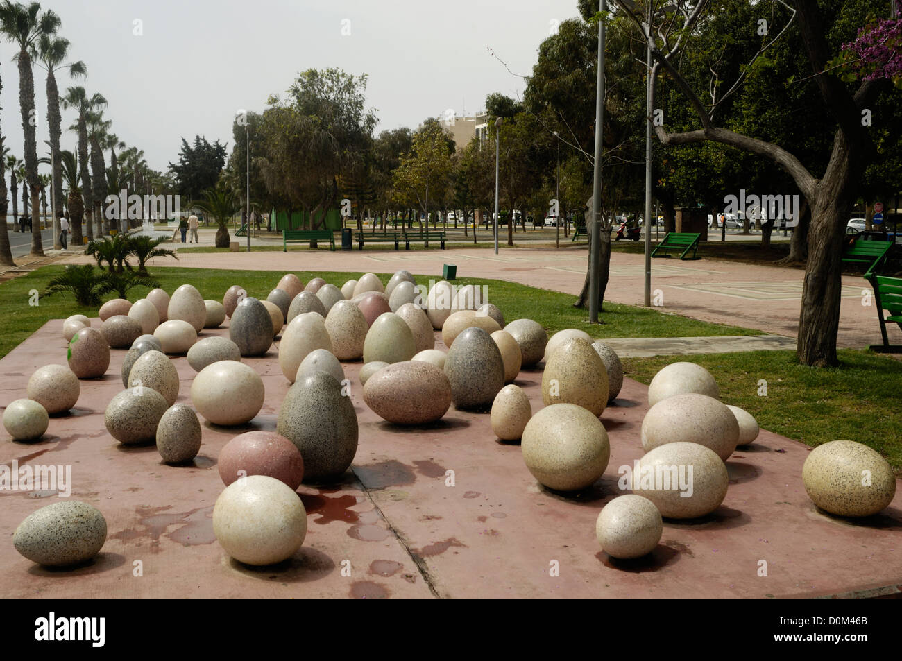 Egg sculpture birth maria kyprianou hi-res stock photography and images ...