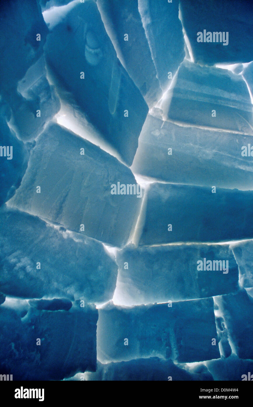 Inside Detail View of an Arctic Igloo Stock Photo - Alamy