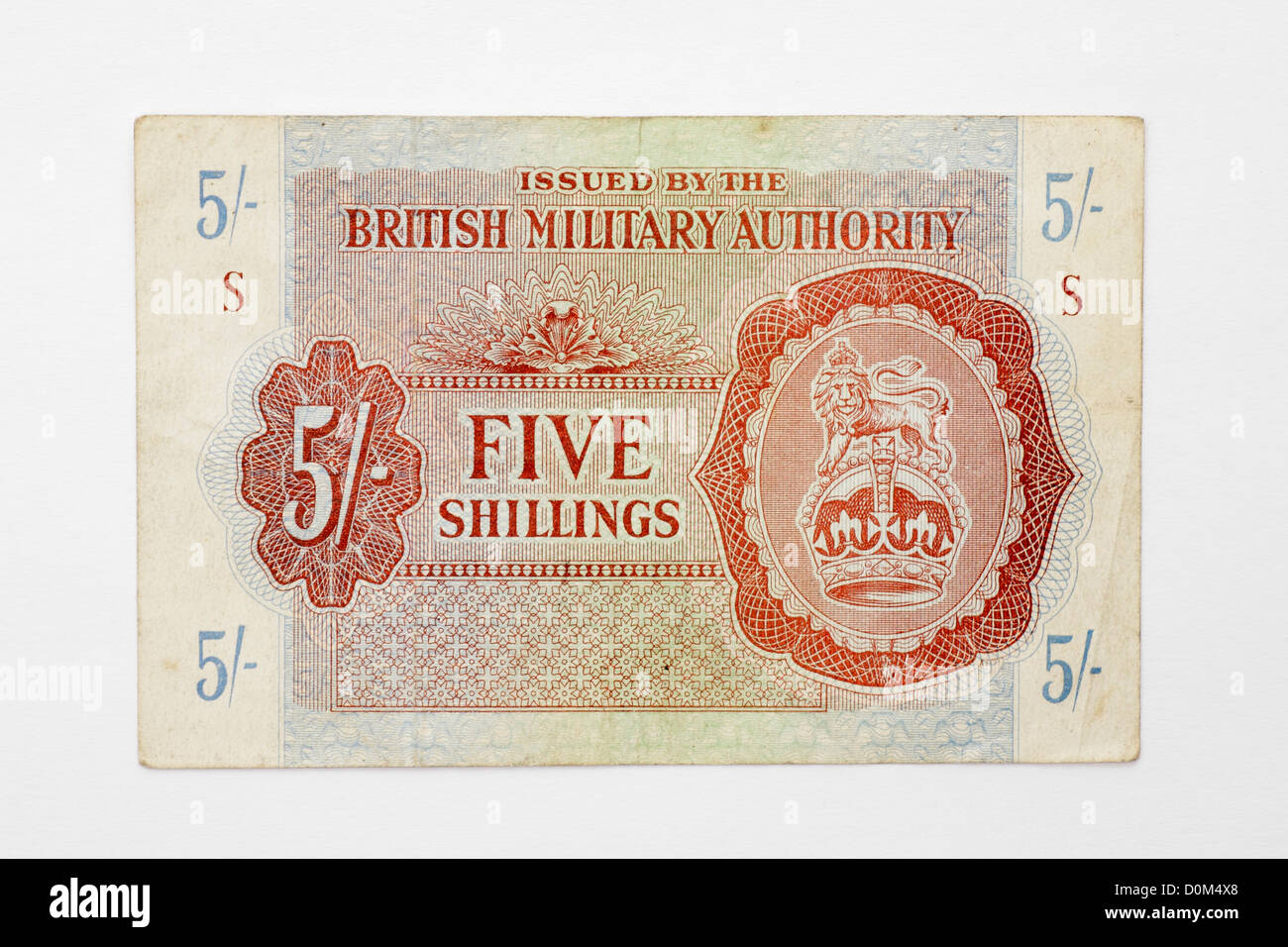 Shillings pound note hi-res stock photography and images - Alamy