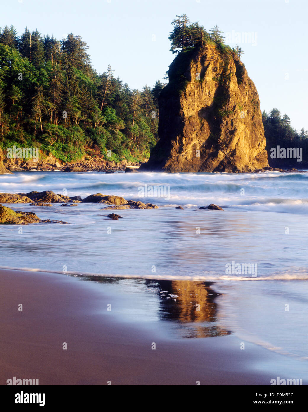 Remote sea stack off coast hi-res stock photography and images - Alamy