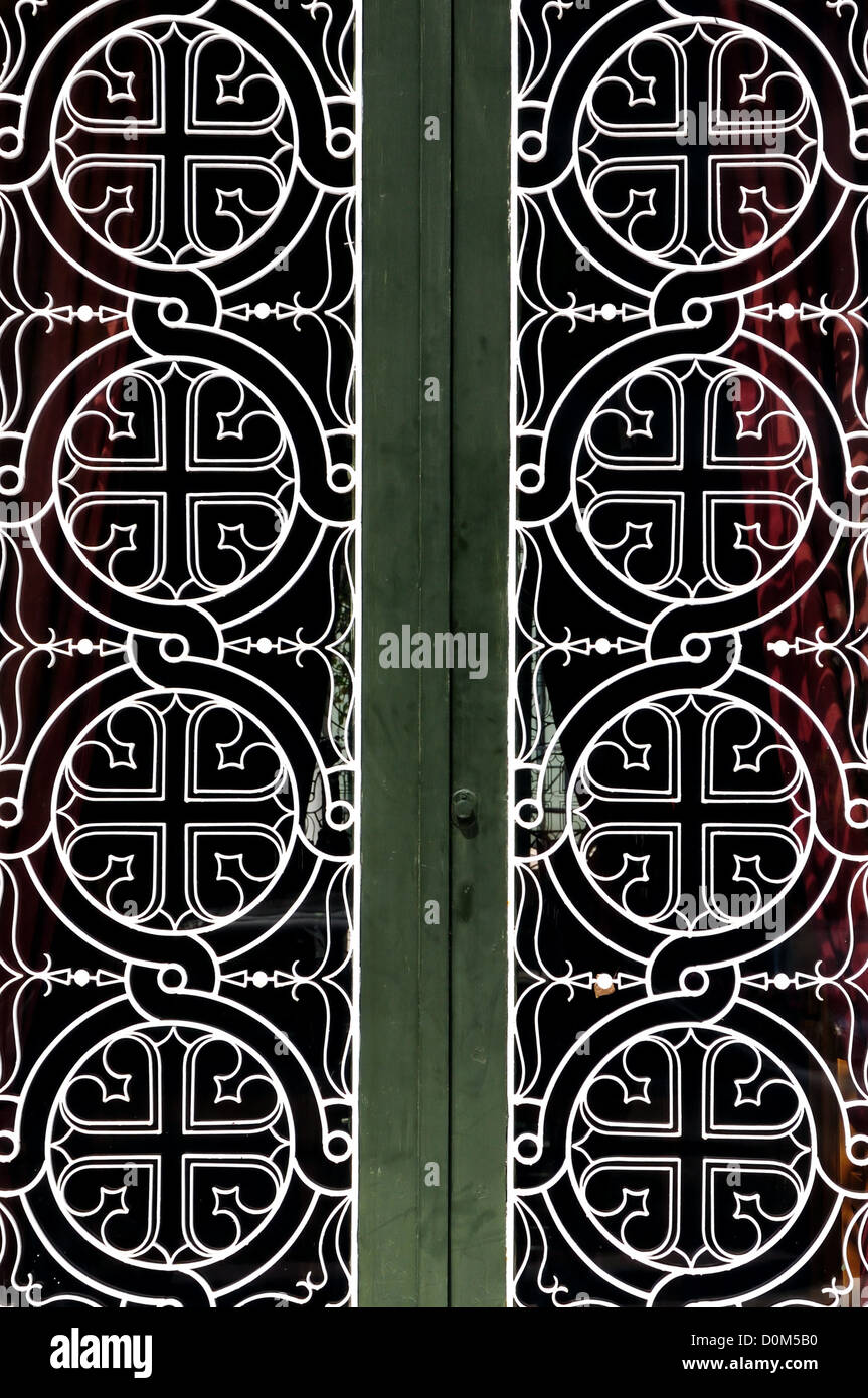 Tangled circles and cross christian religious icon pattern detail on ...