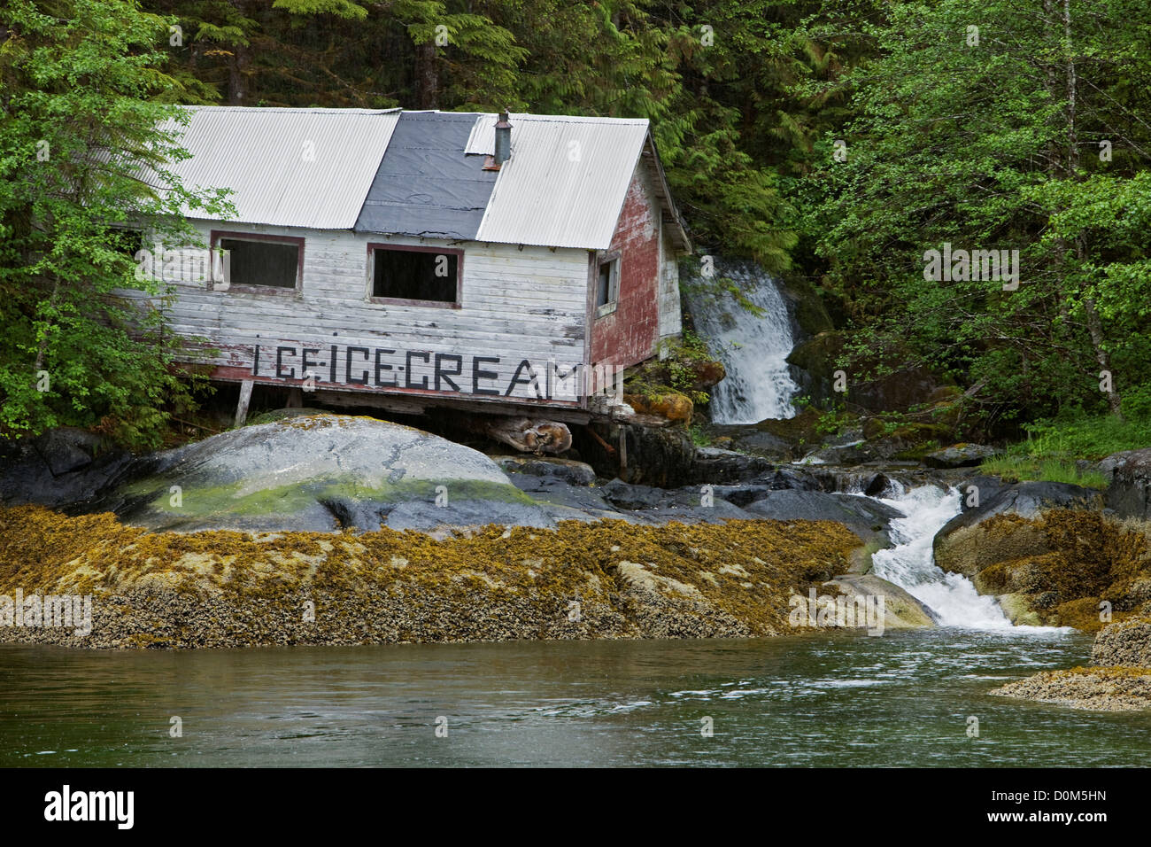 The remote abandoned town Butedale Princess Royal Island on Inside ...