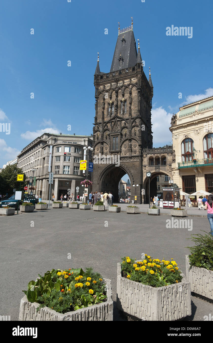 Powder gate tower hi-res stock photography and images - Alamy