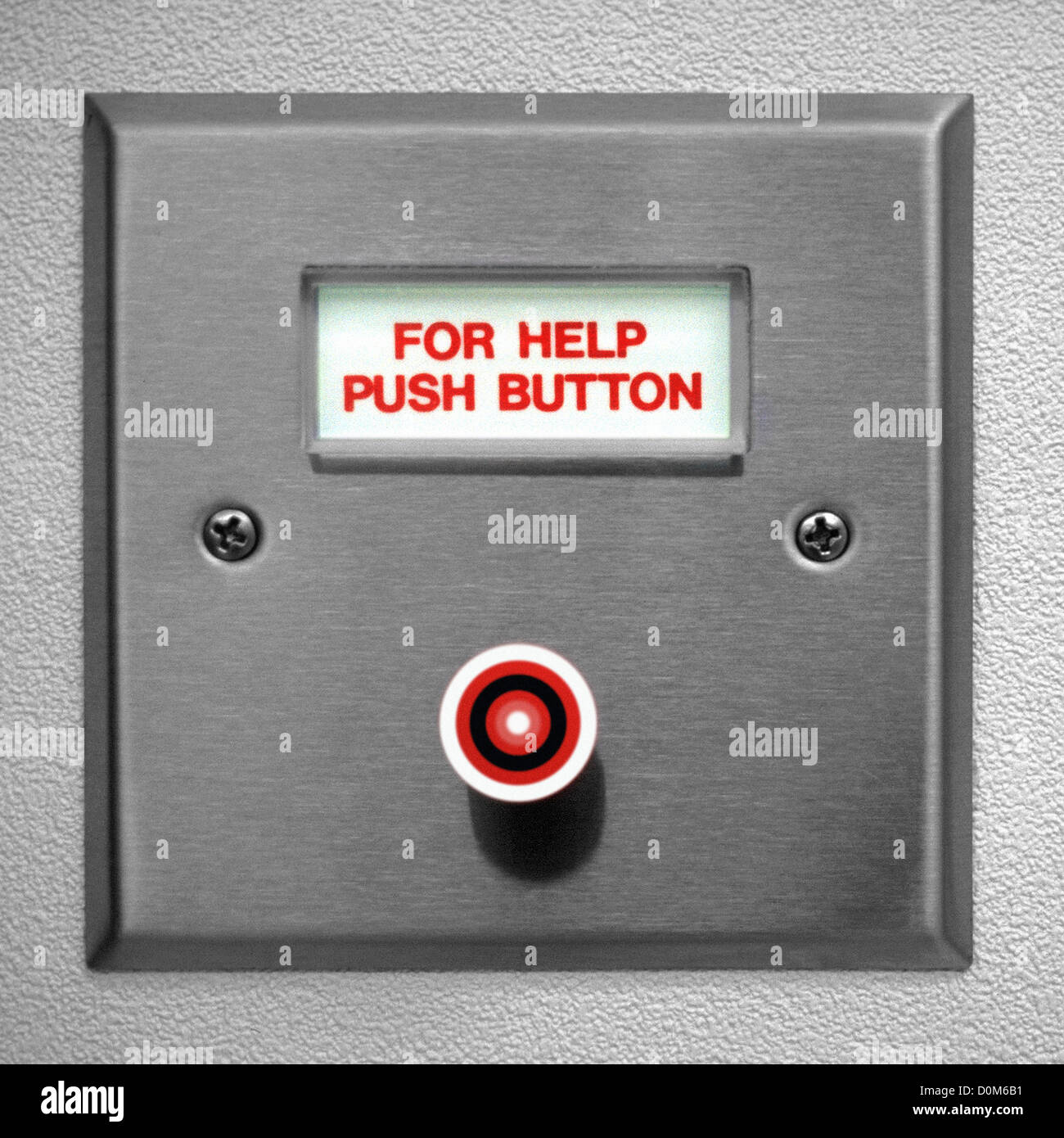 Emergency Help Button on Hospital Wall Stock Photo - Alamy