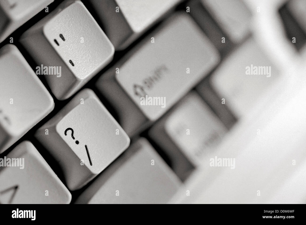 Close-up of Computer Keyboard Stock Photo - Alamy