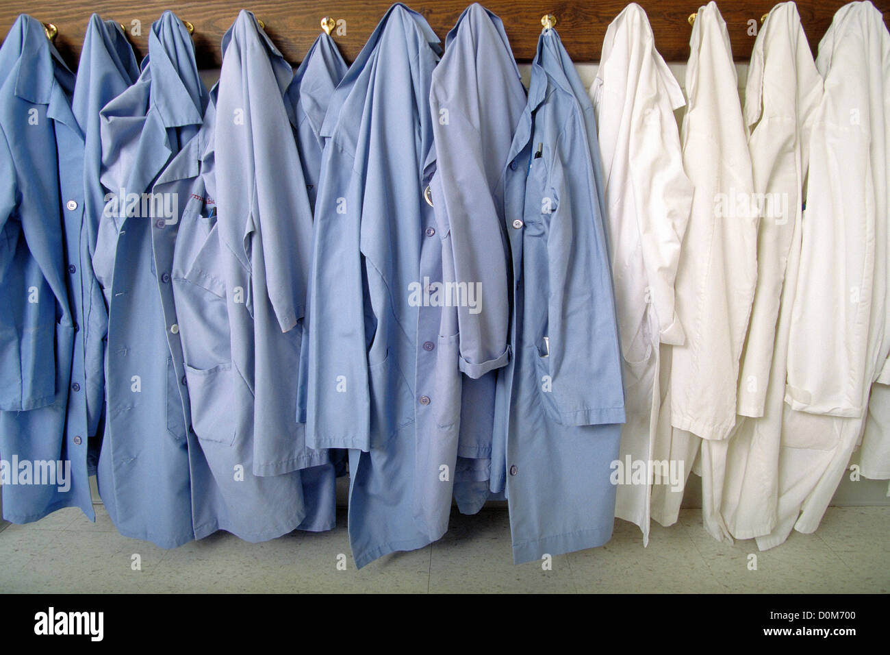 Lab coats hanging hi-res stock photography and images - Alamy