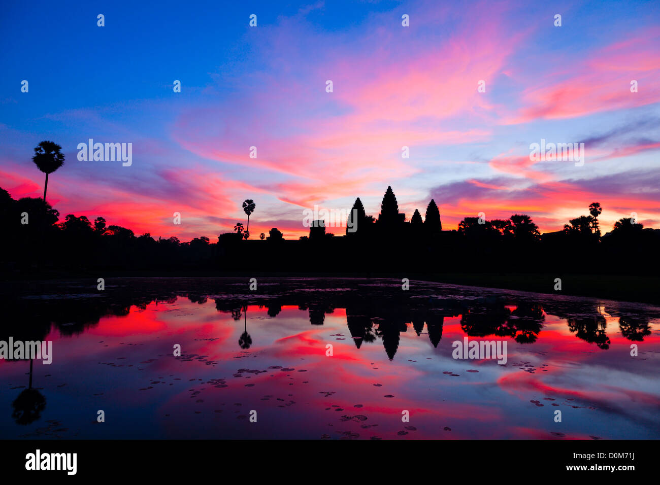 Sunrise at Angkor Wat, Cambodia Stock Photo - Alamy