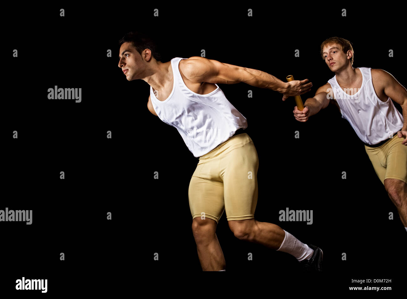 Relay Baton Passing Men Stock Photos & Relay Baton Passing Men Stock ...