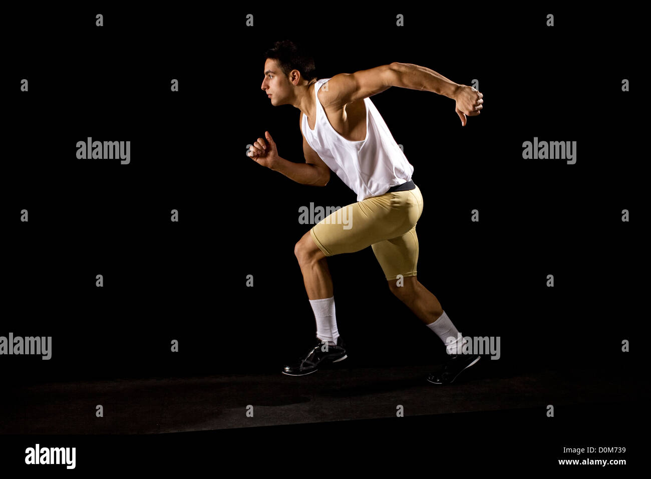 Athlete runner studio hi-res stock photography and images - Alamy