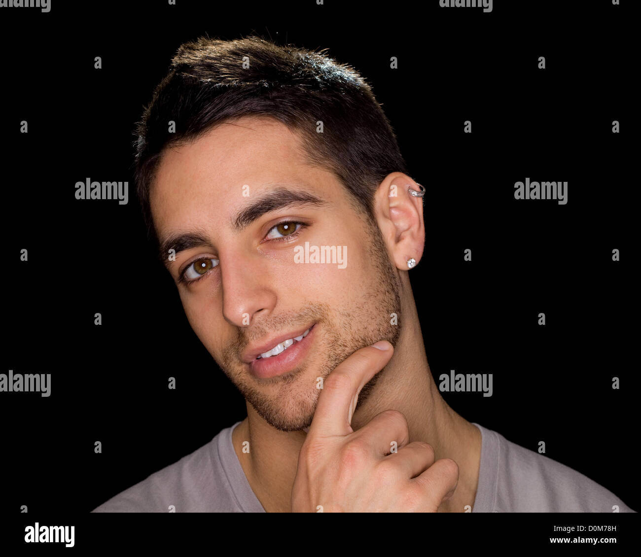 Athletic headshot head shot hi-res stock photography and images - Alamy