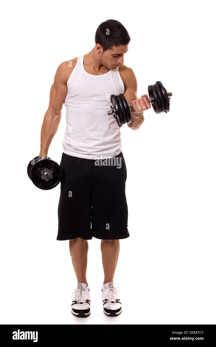 Biceps curl hi-res stock photography and images - Alamy