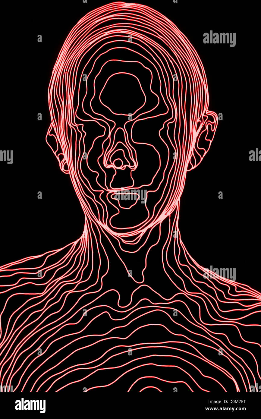 Female body contour map hi-res stock photography and images - Alamy