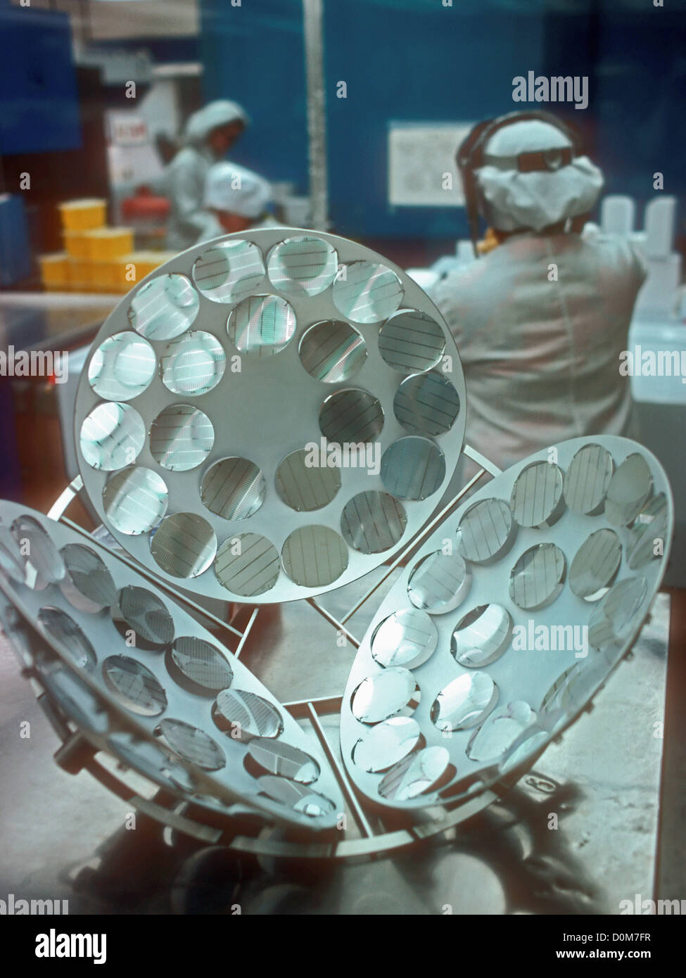 Silicon Wafers Await Doping Stock Photo - Alamy