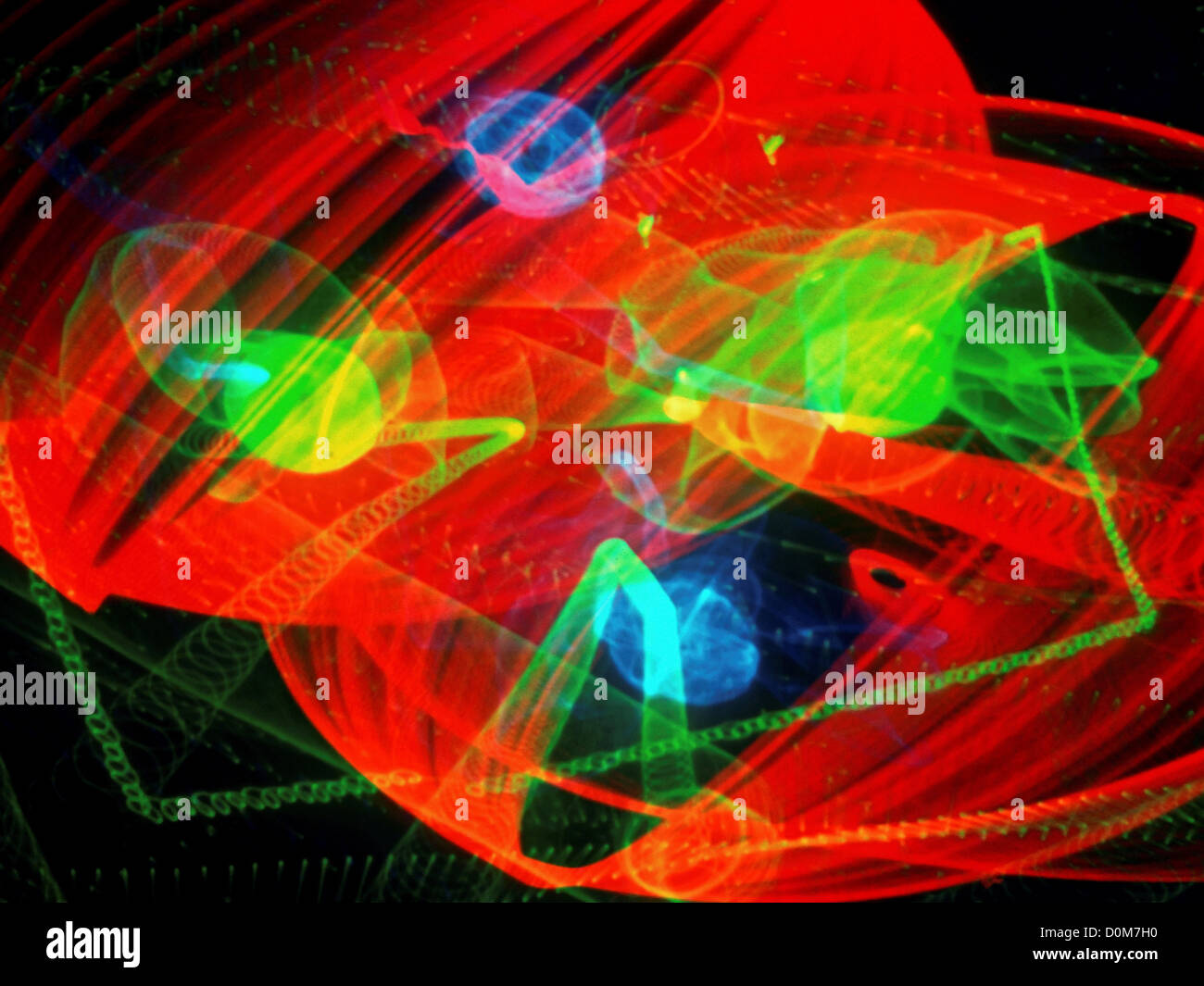 Colorful Laser Light Show Stock Photo - Alamy