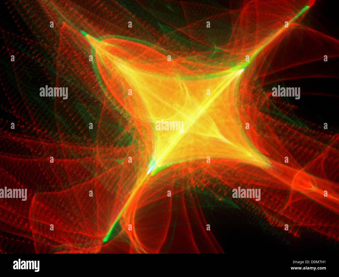 Colorful Laser Light Show Stock Photo - Alamy