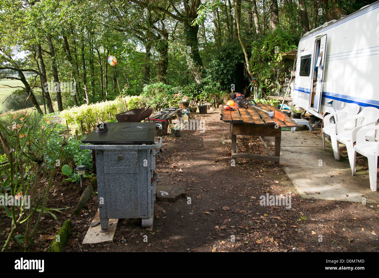 Sited caravan hi-res stock photography and images - Alamy