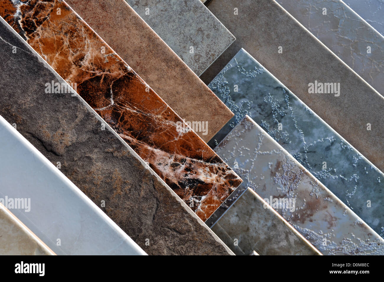 Ceramic Tile Display Samples Stock Photo - Alamy