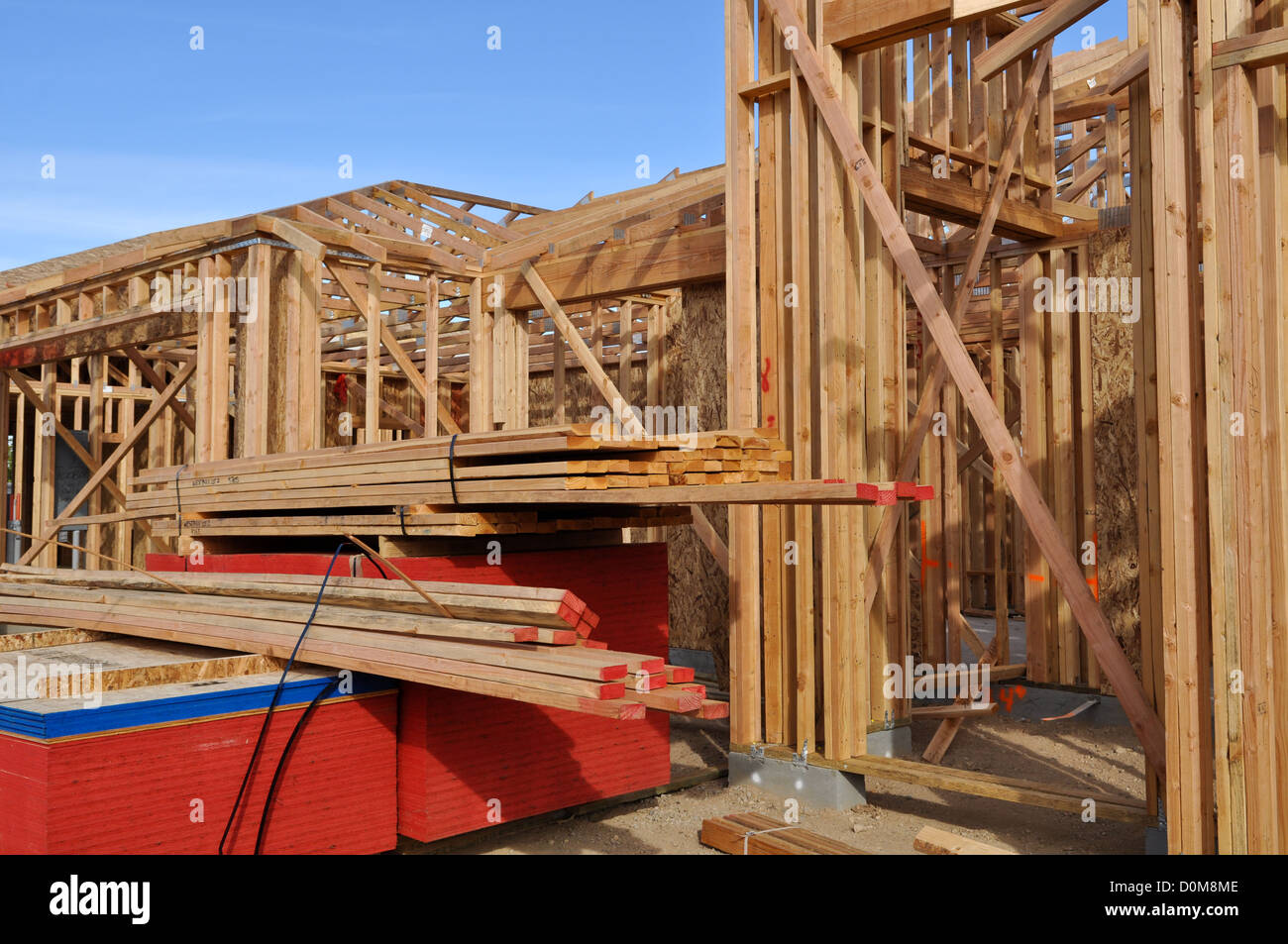 Home Construction Site Stock Photo - Alamy