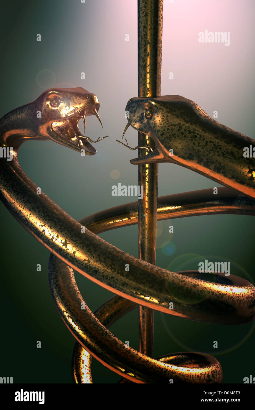 Caduceus color hi-res stock photography and images - Alamy