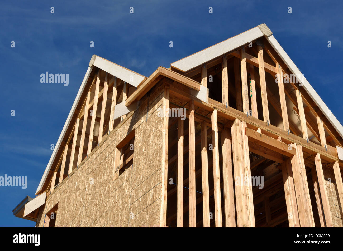 New Home Under Construction Stock Photo - Alamy