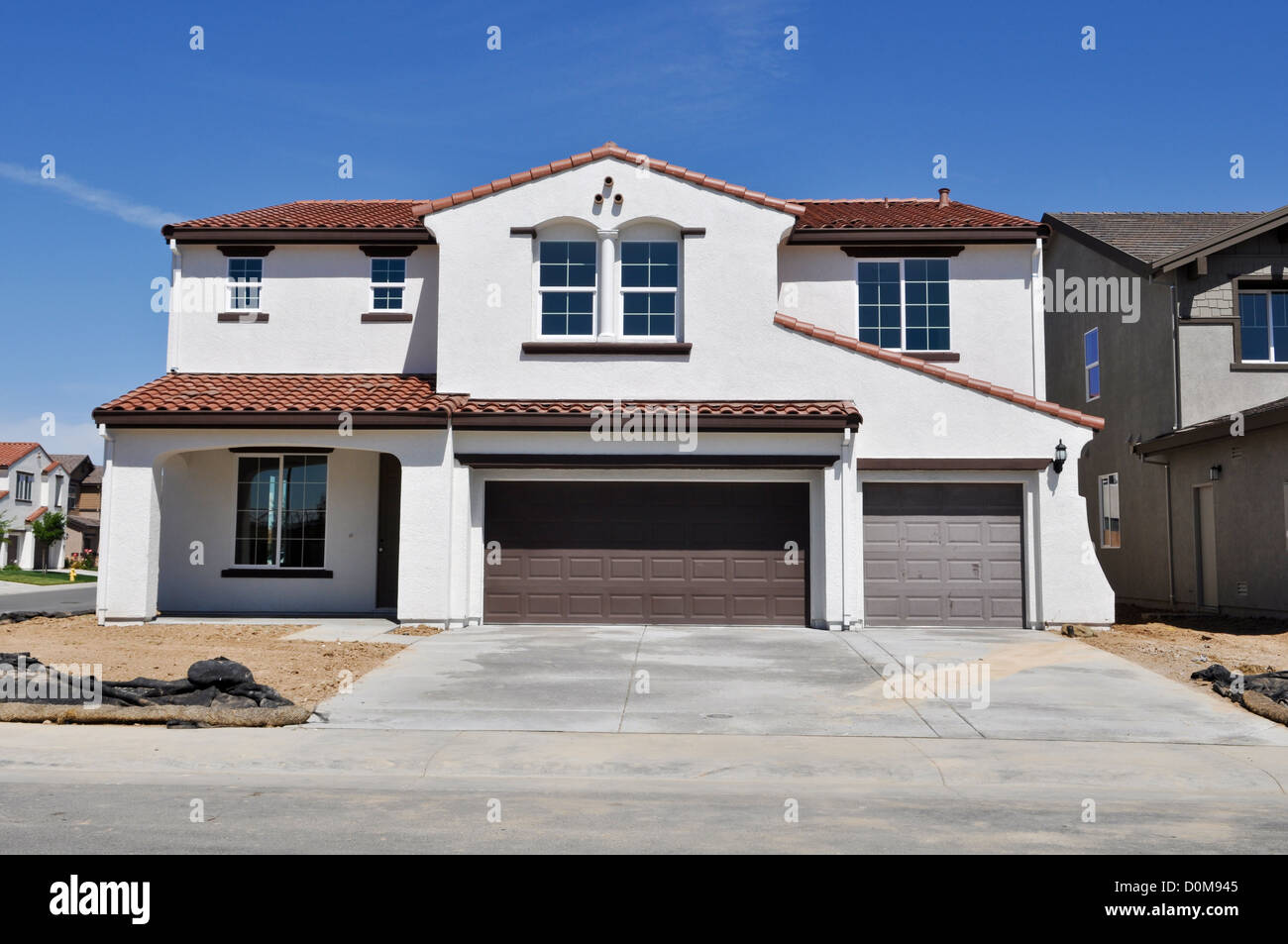 New Residential Home Stock Photo - Alamy