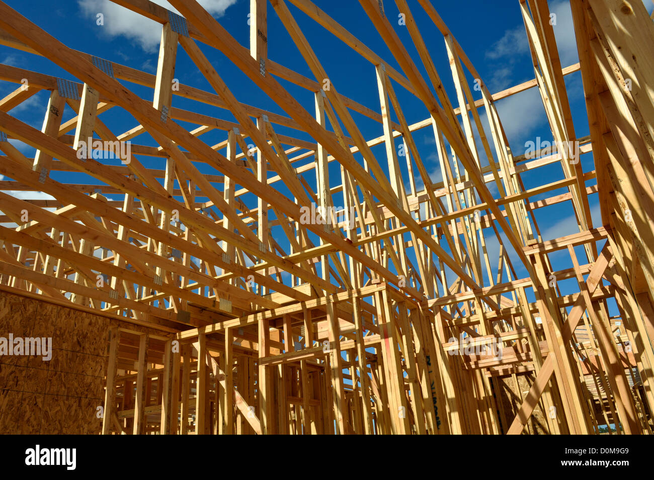 New Home Under Construction Stock Photo - Alamy