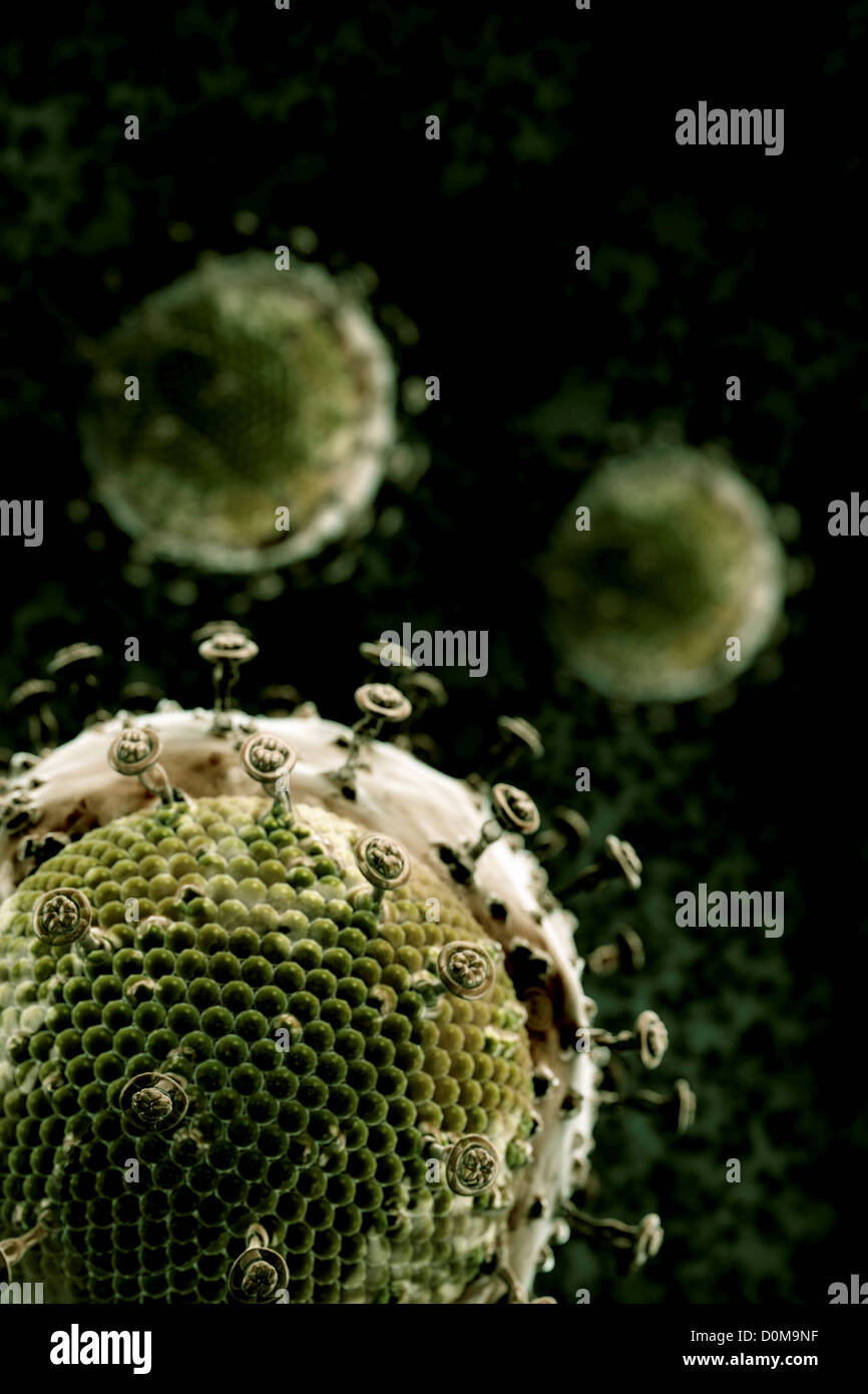 Hiv cells microscope hi-res stock photography and images - Alamy