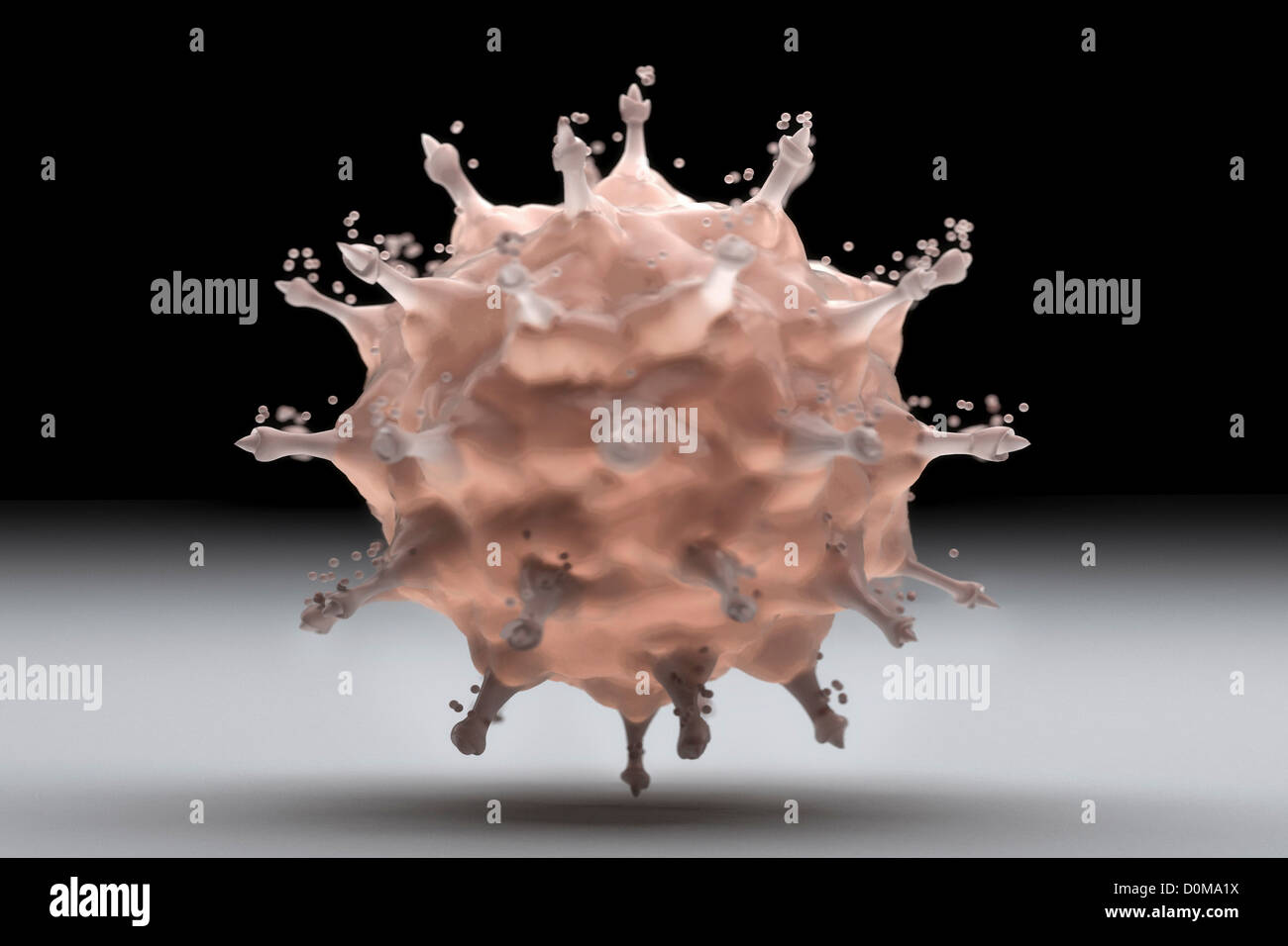 Stylized structure of a typical virus Stock Photo - Alamy