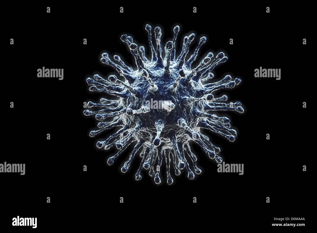 Single Influenza A virus Stock Photo - Alamy