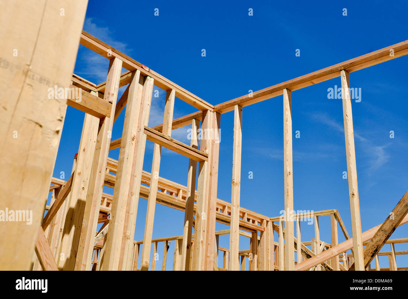 Residential construction with garage hi-res stock photography and ...