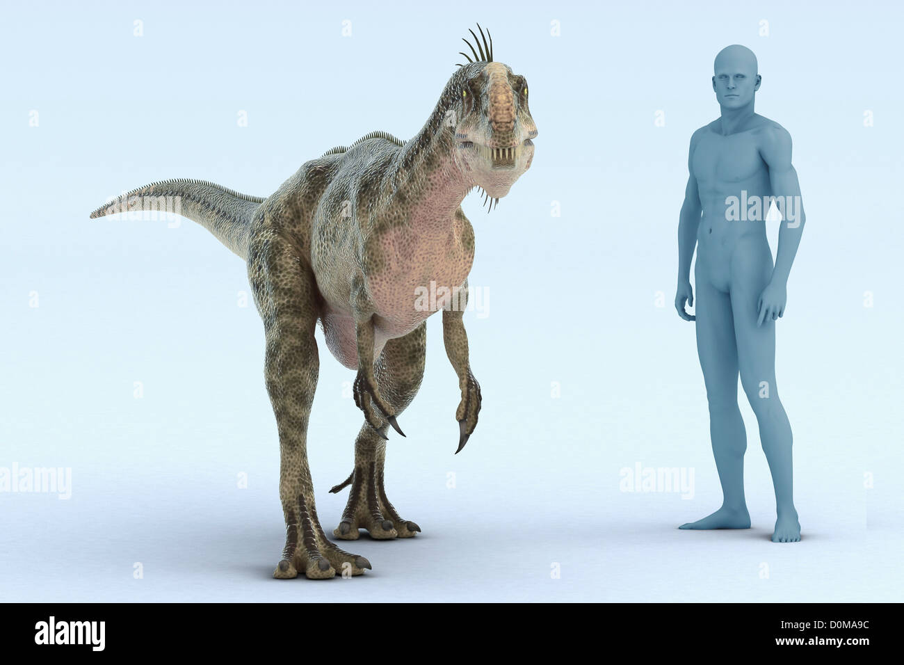 Dinosaur size comparison human hi-res stock photography and images - Alamy
