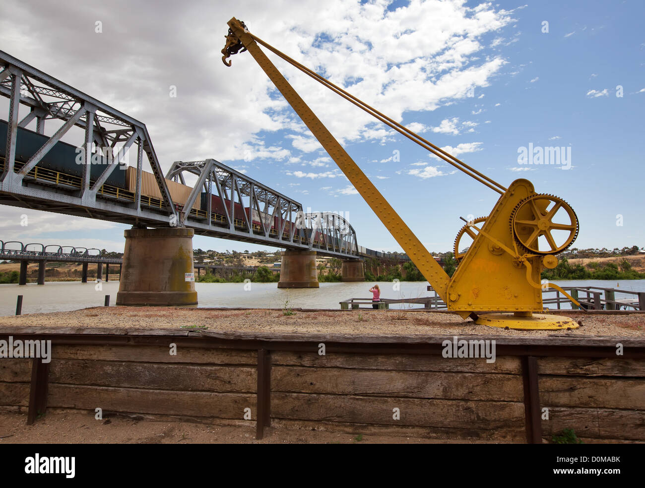 Murray Bridge Railway Bridge Stock Photo - Alamy