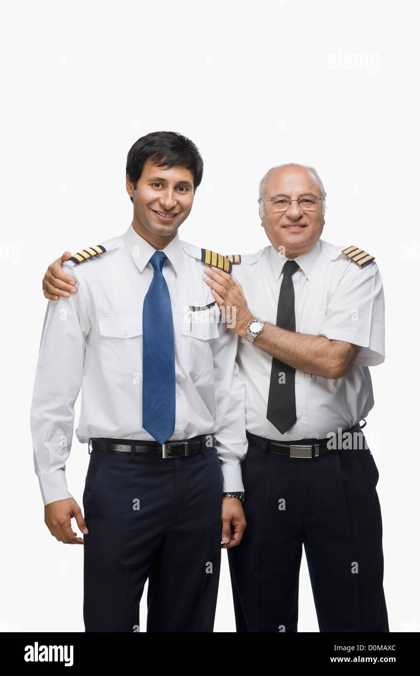 Two pilots hi-res stock photography and images - Alamy