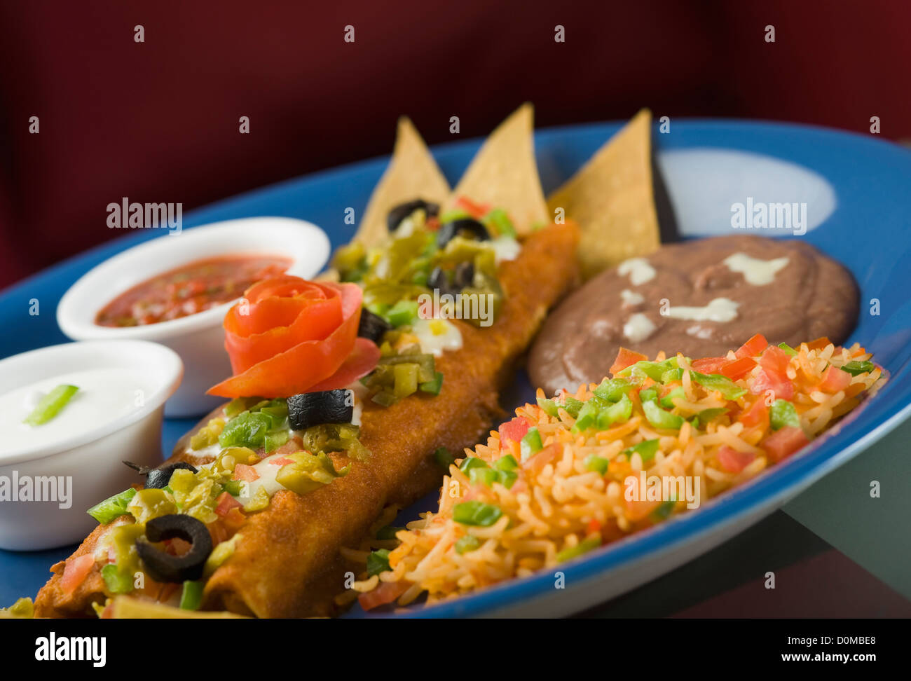 Vegetarian enchilada hi-res stock photography and images - Alamy