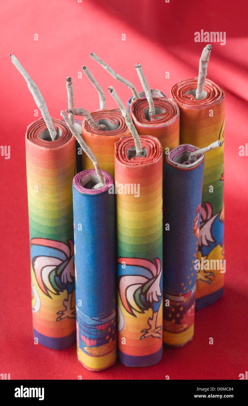Red Firecrackers Stock Photos & Red Firecrackers Stock Images - Alamy