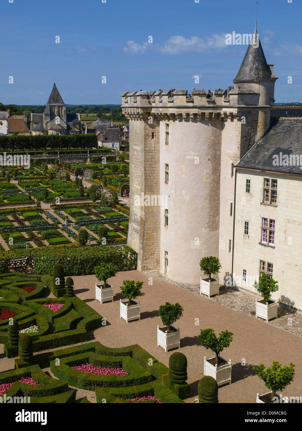 Jardins chateau de villandry hi-res stock photography and images - Alamy