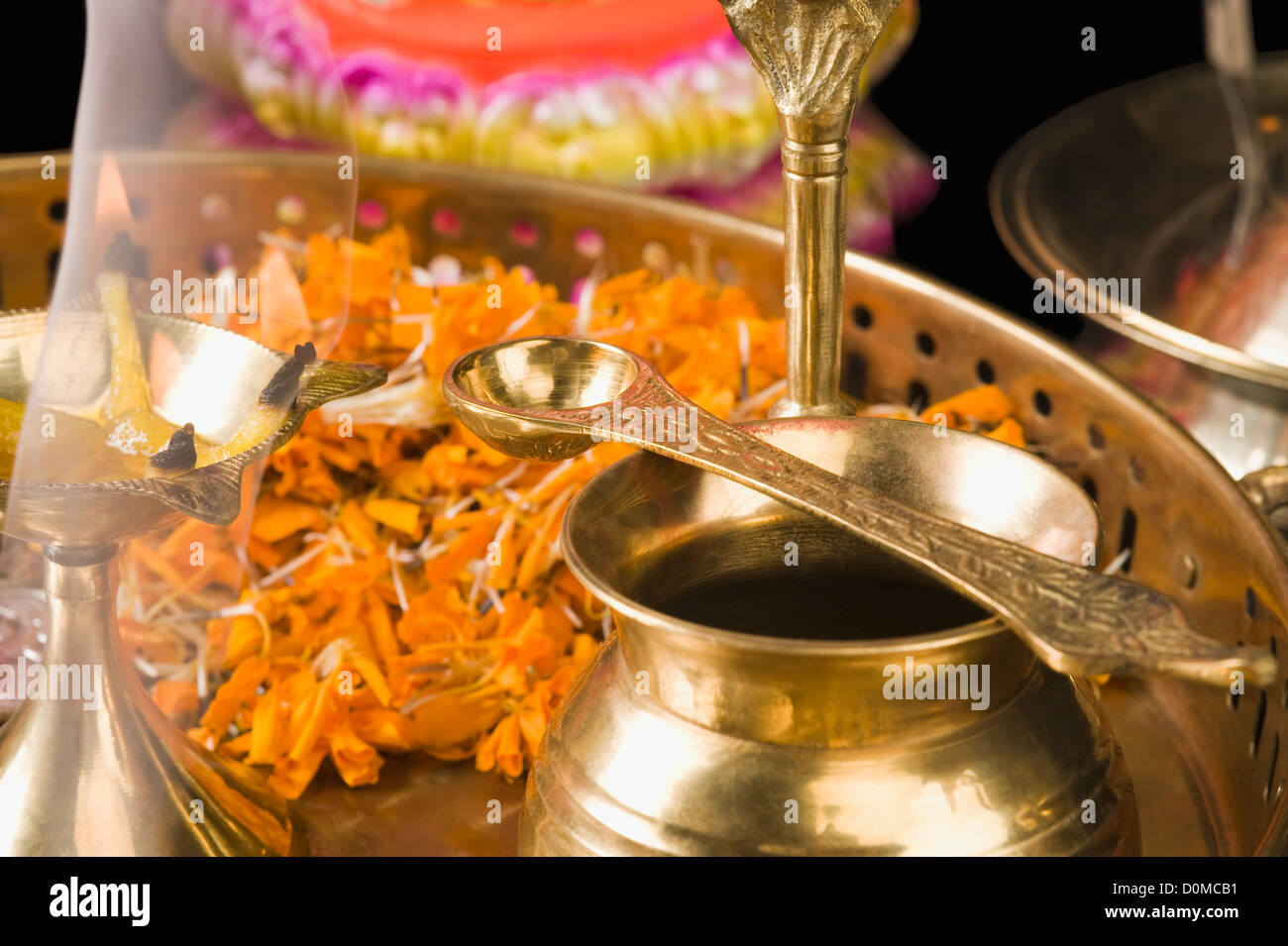 Pooja pot hi-res stock photography and images - Alamy