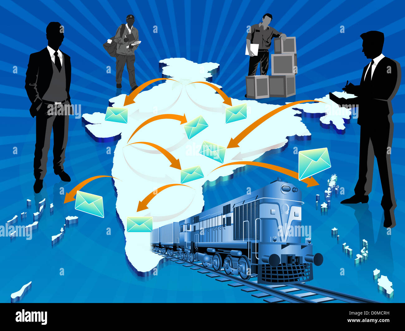Railway mail service hi-res stock photography and images - Alamy