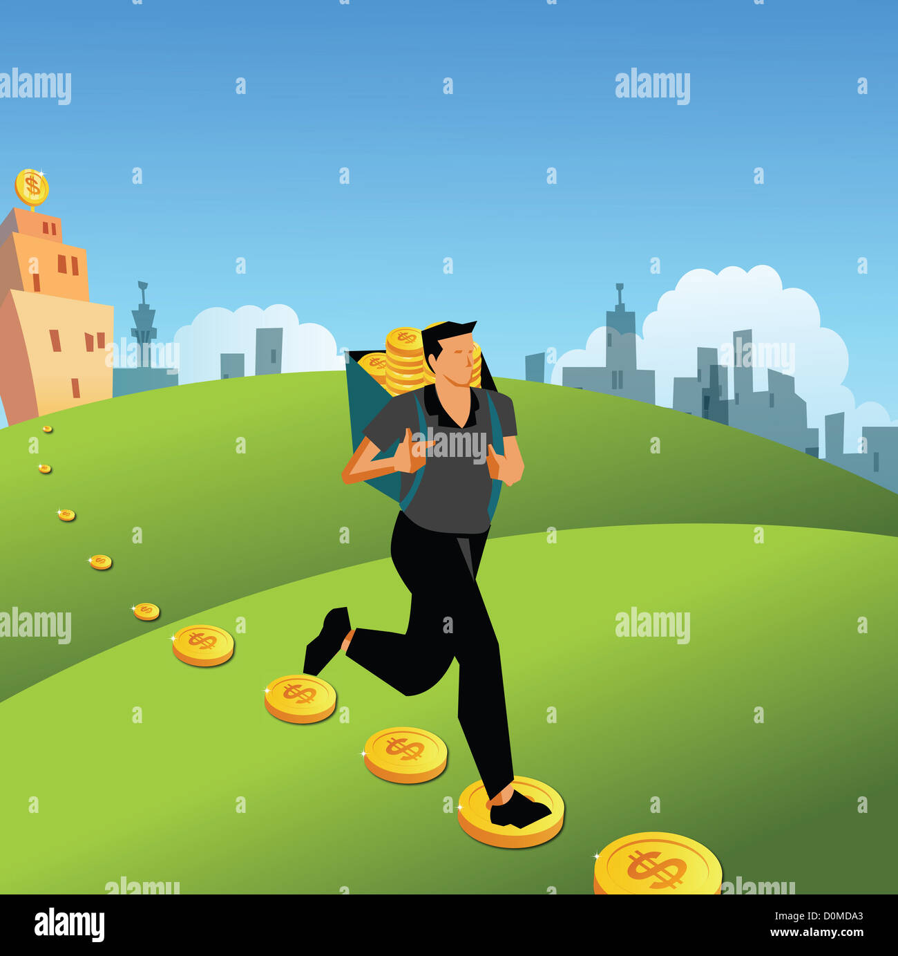 Carrying coins hi-res stock photography and images - Alamy