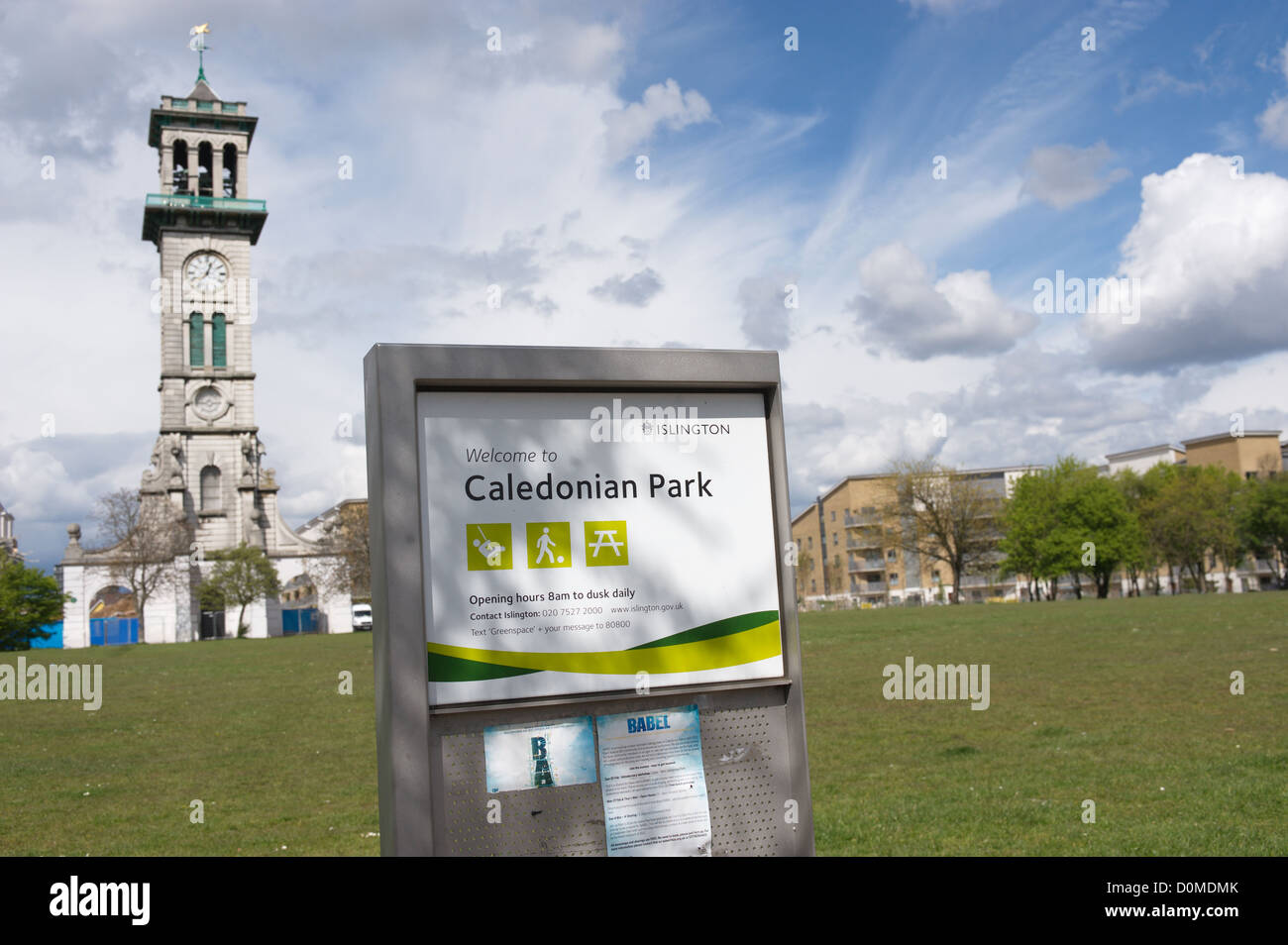 Caledonian Park, Islington, north London Stock Photo - Alamy