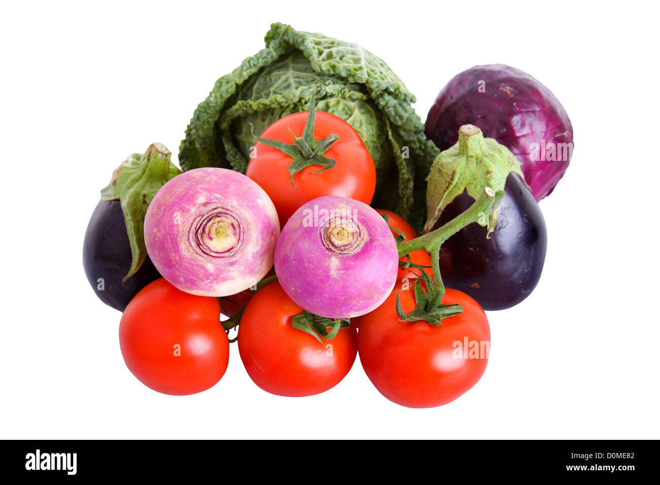 set of vegetables, isolated on white Stock Photo - Alamy