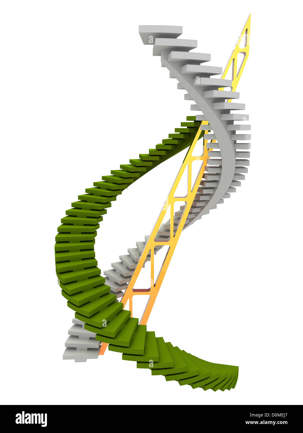 Color Stairs - Business & Career - Computer Art Series Stock Photo - Alamy