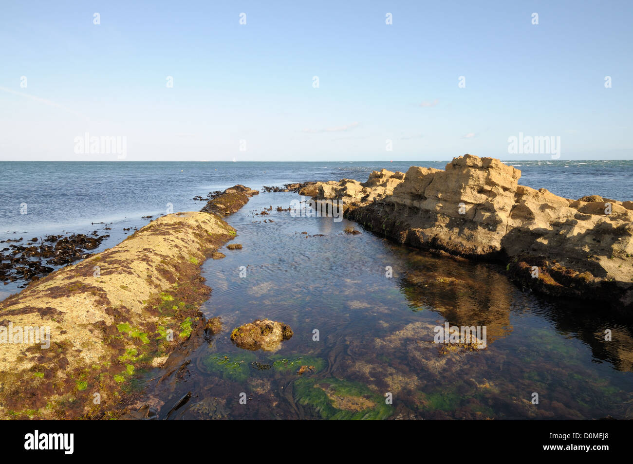 Peveril Point Swanage Stock Photo - Alamy