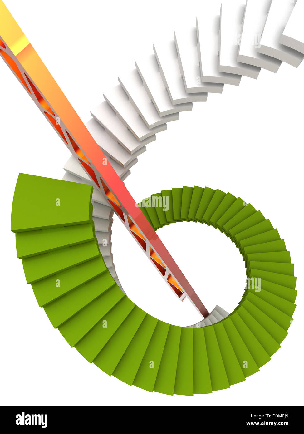 Color Stairs - Business & Career - Computer Art Series Stock Photo - Alamy