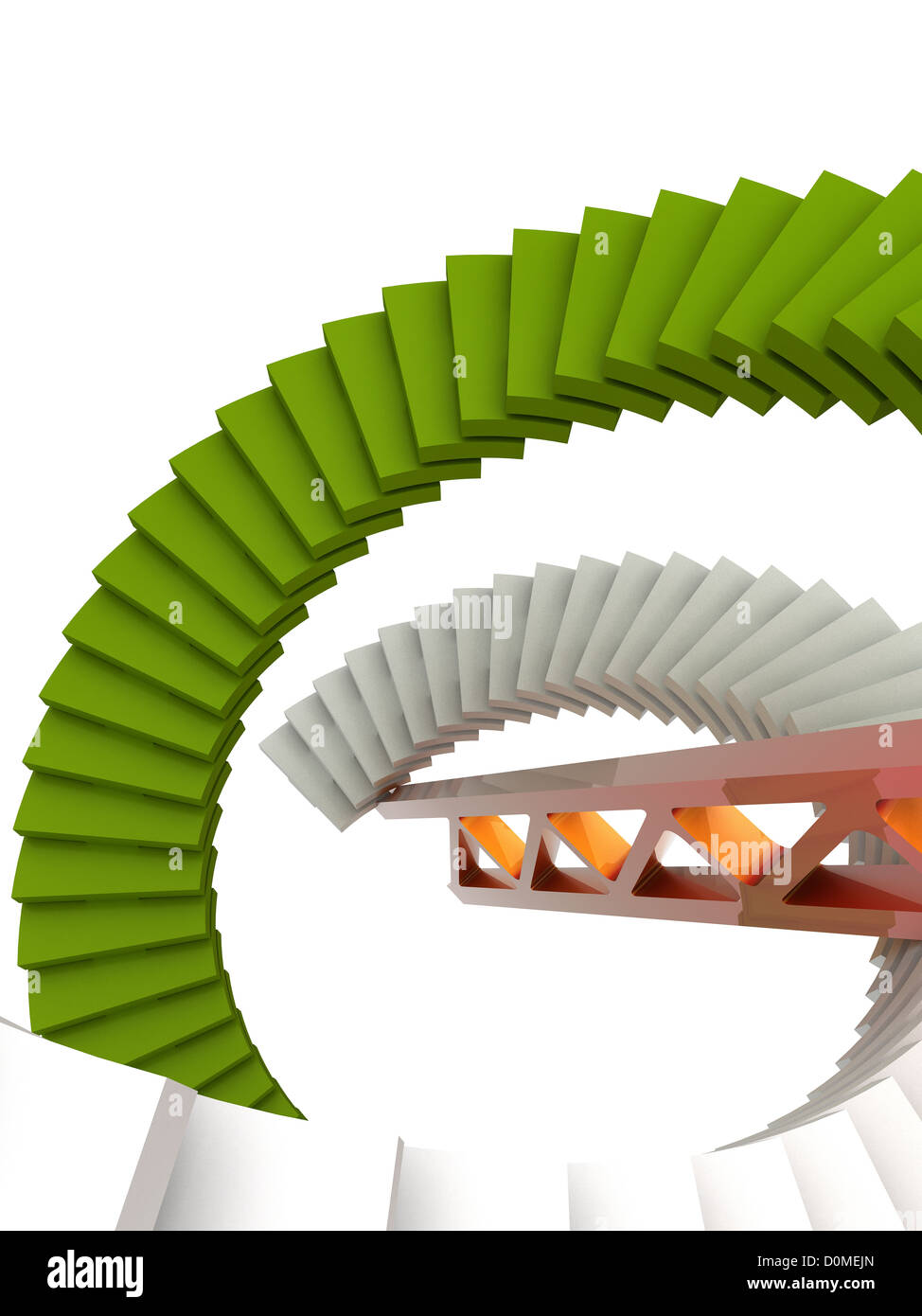 Color Stairs - Business & Career - Computer Art Series Stock Photo - Alamy