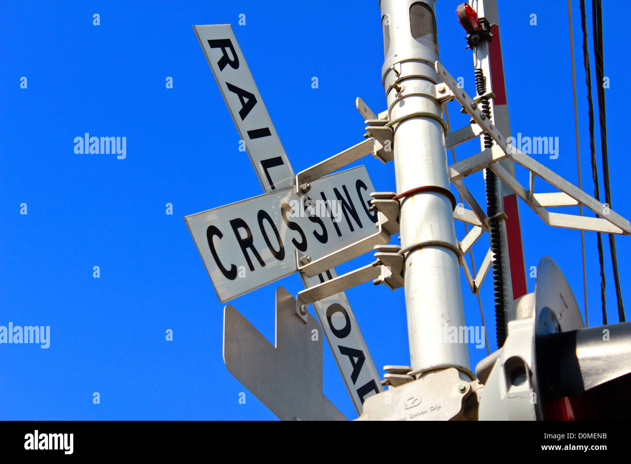 Railroad sign hi-res stock photography and images - Alamy
