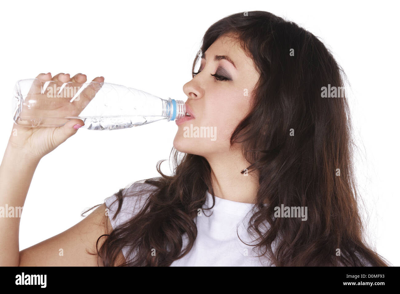 Drinking from bottle Stock Photo - Alamy