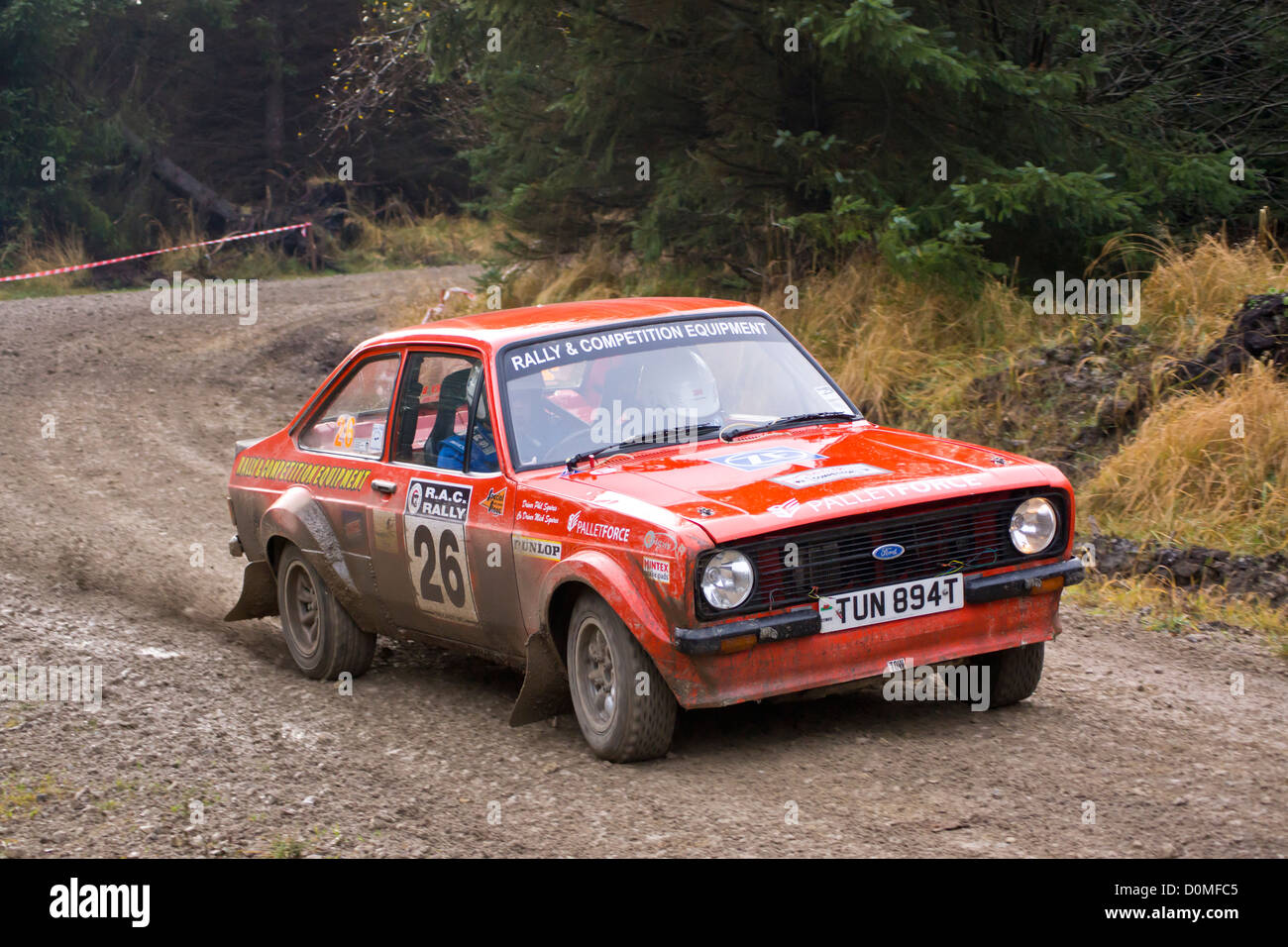 Pickering, North Yorkshire, UK. The Roger Albert Clark Rally 2012 Stock ...