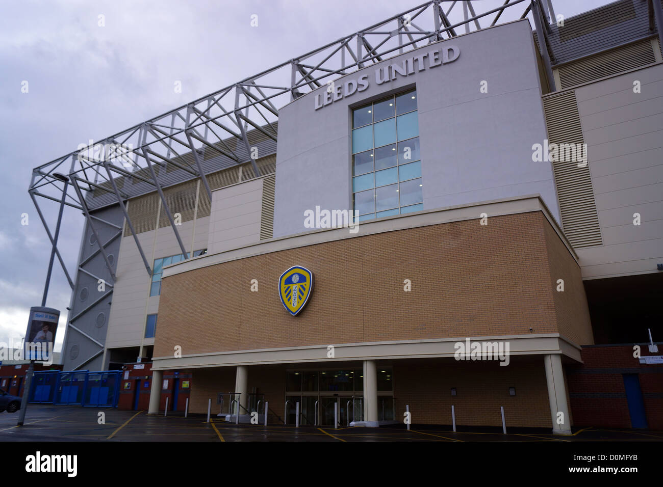 Leeds United Elland Road football ground Stock Photo - Alamy